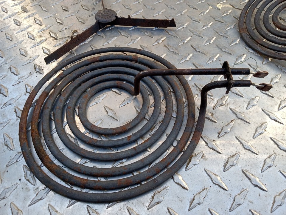 Set Of 4 GENUINE CALROD GE ELECTRIC STOVE RANGE ELEMENTS (2 are 8" 2 ...