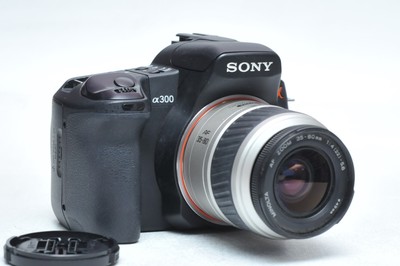 Sony Alpha A300 Digital SLR Camera W/Minolta Silver 35-80mm AF Lens | eBay