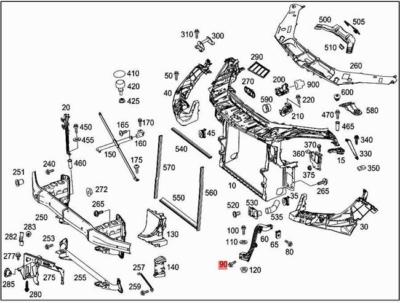 Genuine Mercedes Bolt 5pcs W222 V222 X222 0019908000 | eBay