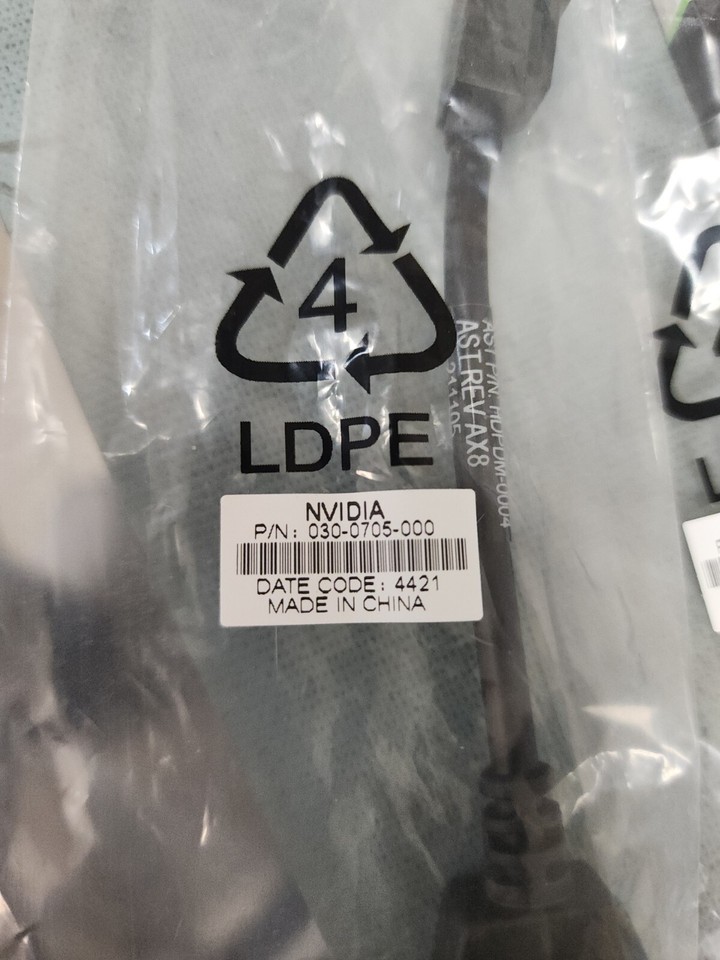 Nvidia Mini DisplayPort To DisplayPort. P/N 030-0705-000. | eBay