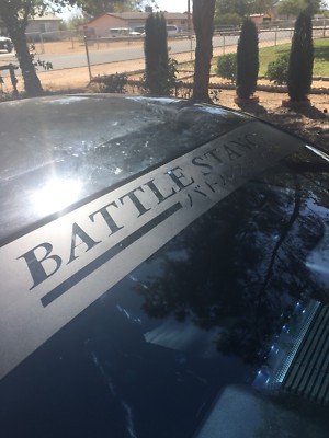 battle stance Windshield banner universal windshield sticker | eBay