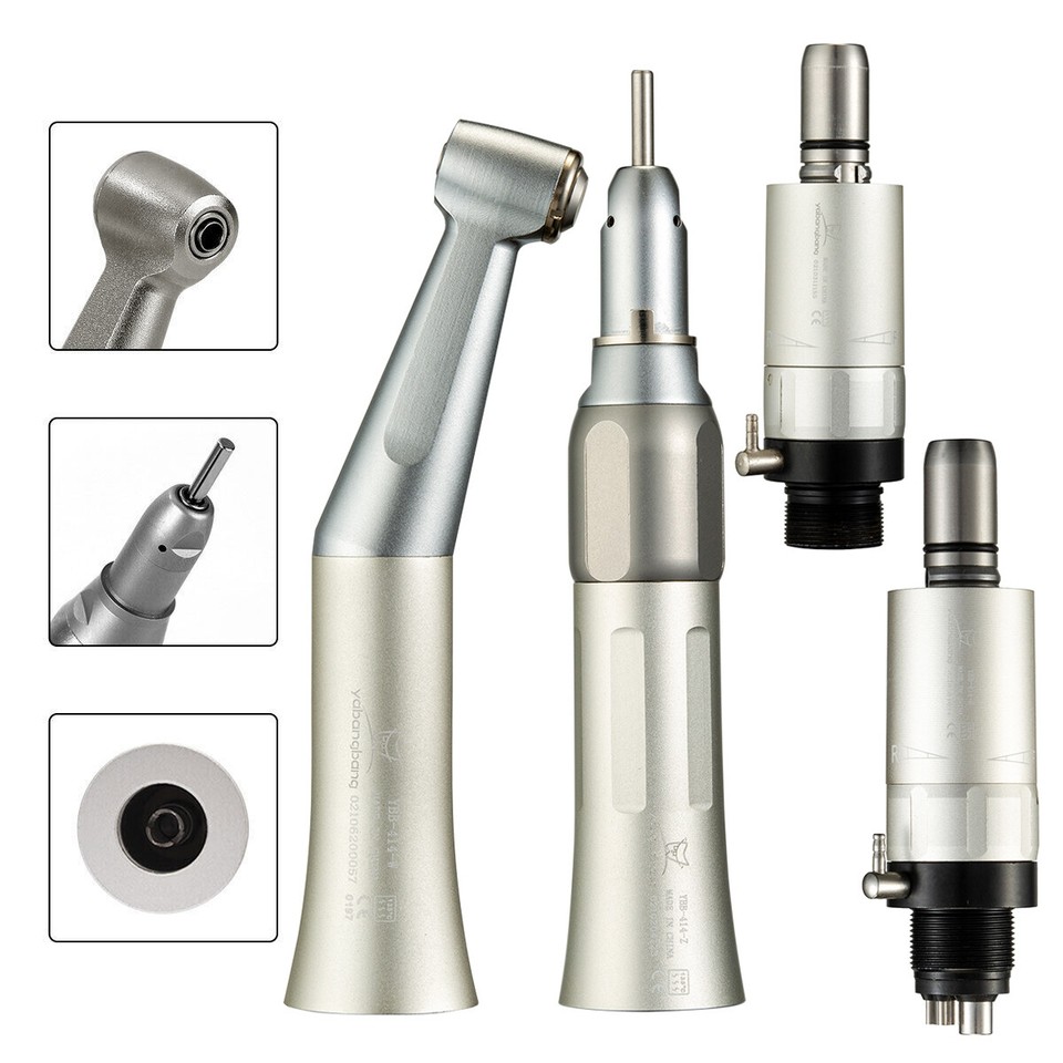 Dental Low Slow Speed Handpiece Contra Angle/Straight /Air Motor 4Hole ...