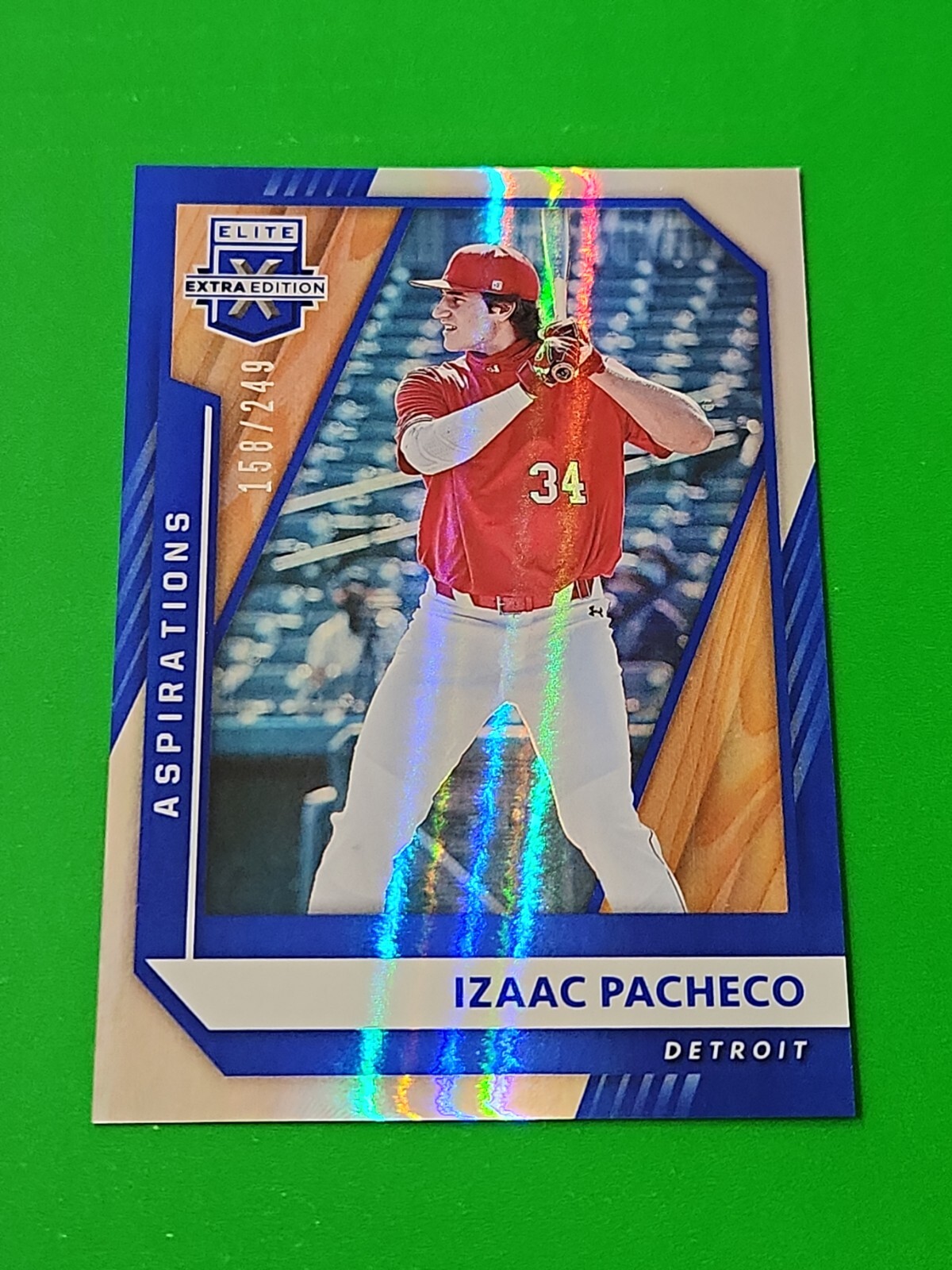 Izaac Pacheco 2021 Elite Extra Edition Aspirations 158/249 ,#39 ...