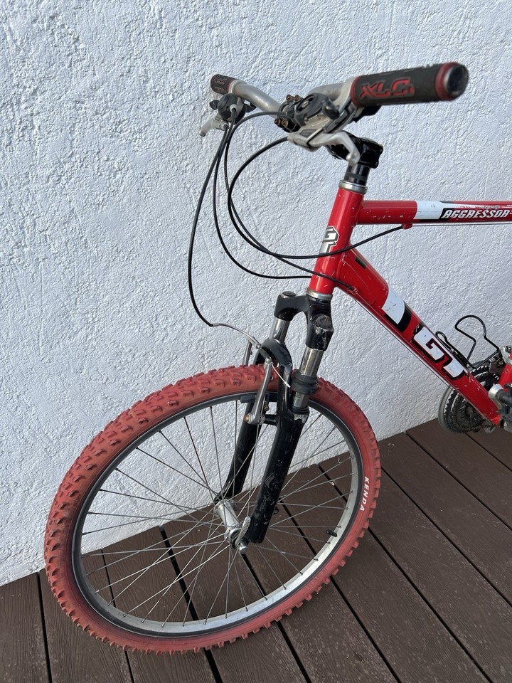 GT Aggressor 3.0 Triple Triangle 19 inch Retro MTB Mountain Road Red ...
