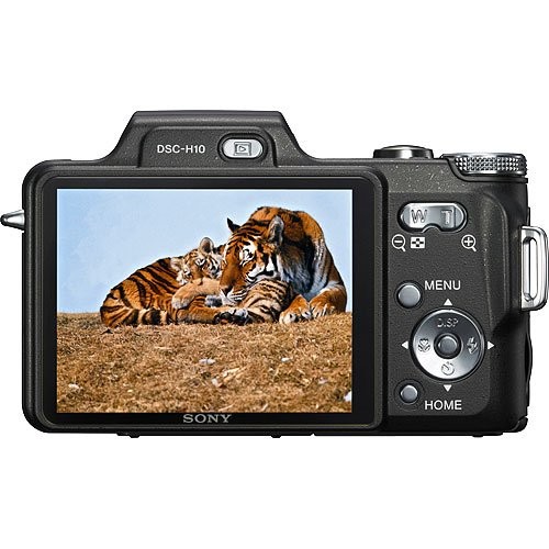 Sony Cybershot DSC-H10 - BLK Digital Camera (8.1 MP) - Black ...