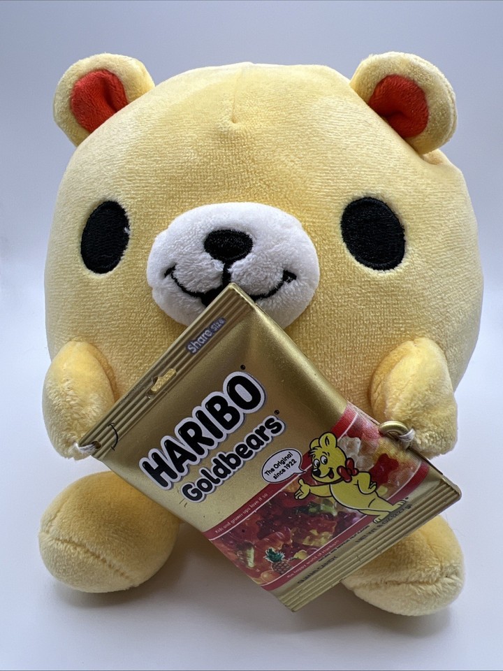 Snackles Haribo Nancy Bear ZURU 5in Soft Plush Stuffed Animal Holding ...