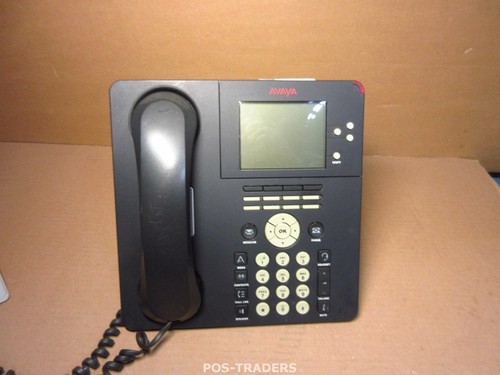 Avaya 9650 Digital Business IP VoIP Telephone Phone Black INCL HANDSET ...