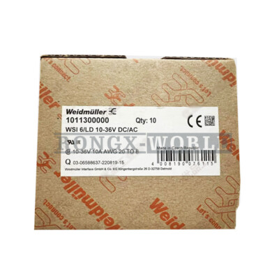 10pcs Weidmuller 1011300000 WSI 6/LD (WSI6/LD) Terminal Blocks 10-36V ...