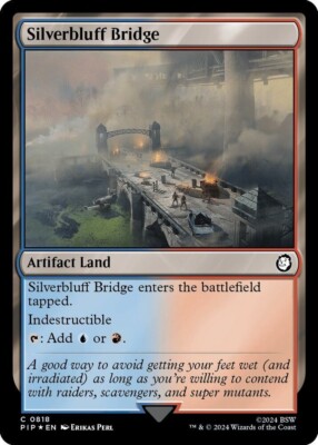 4X FALLOUT MTG BULK Commander Copies Artifact Land Izzet Silver Bridge ...