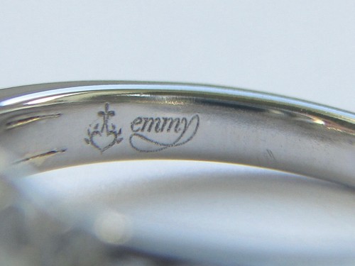 Emmy 18ct Gold 0.50 Point Diamond Halo Engagement Ring White Gold Size ...