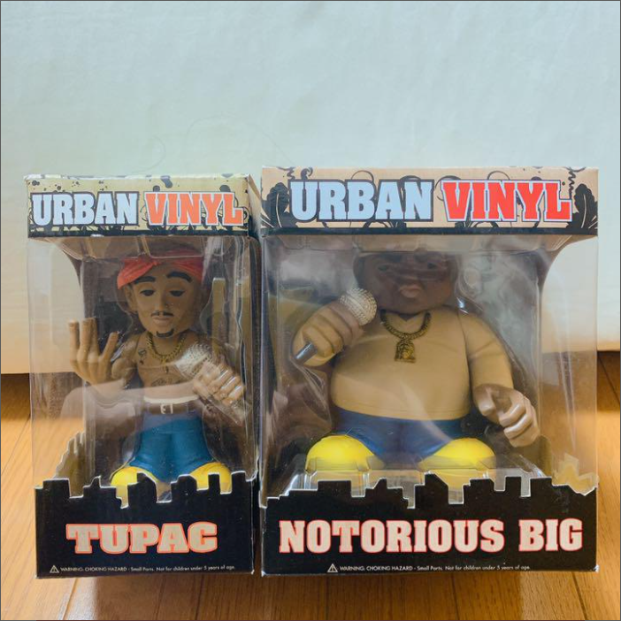 2pac And Biggie Actionfigures Mini Resin Ornaments Hip Hop Funny