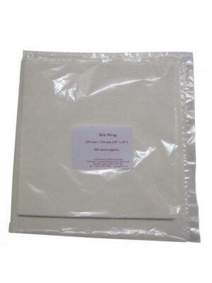 BRIE CHEESE WRAP, PACK OF 100 SHEETS - PERFECT FOR CHEESEMAKING AT HOME ...