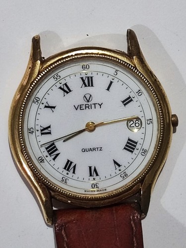 Vintage Verity Men's Swiss Quartz Watch Working | eBay