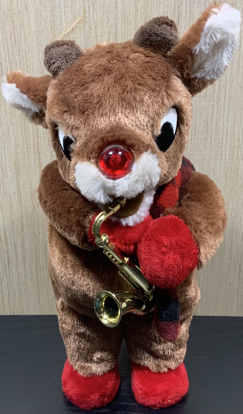 Dan Dee Rudolph Light Up Plush Dancing Rudolph The Red Nose Reindeer ...