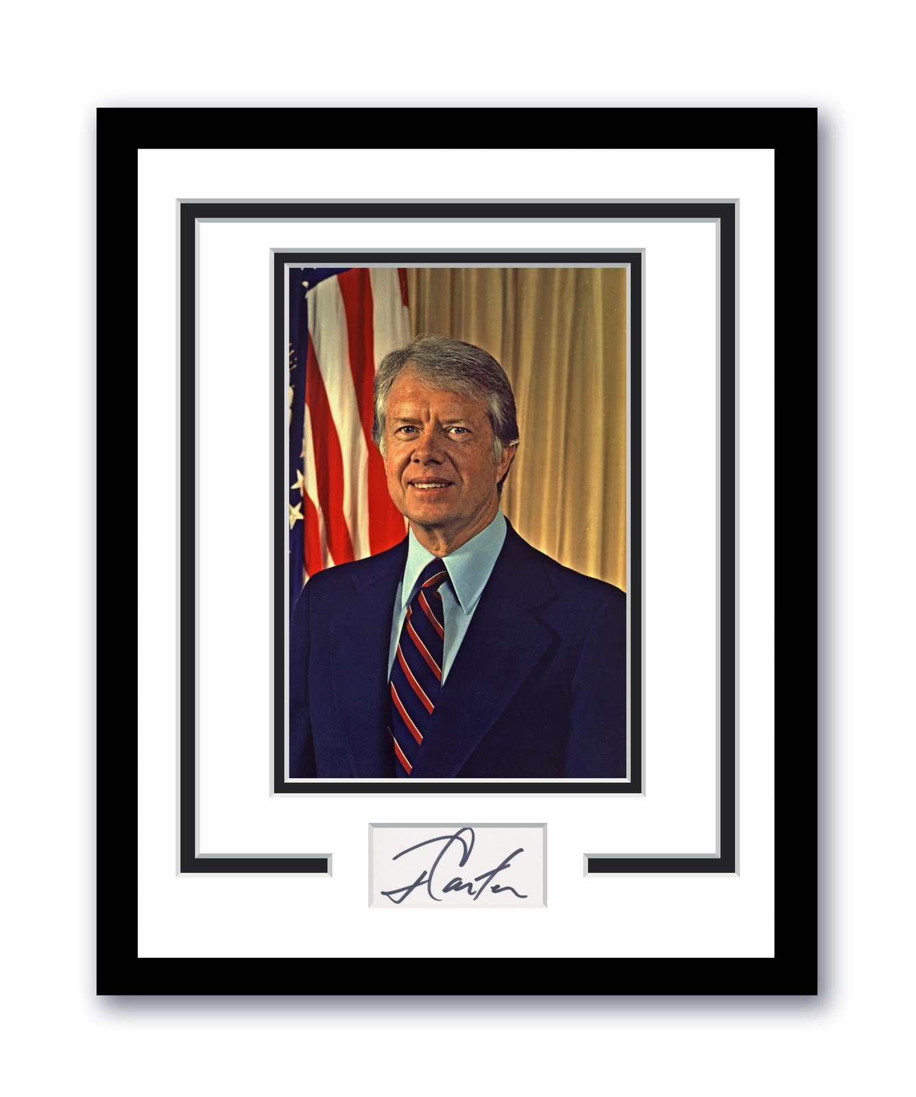 Jimmy Carter Autographed Signed 11x14 Framed Photo US President ACOA | eBay