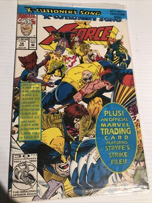 X-Force #16 Direct Market Edition ~ NEAR MINT NM ~ 1992 Marvel Comics ...