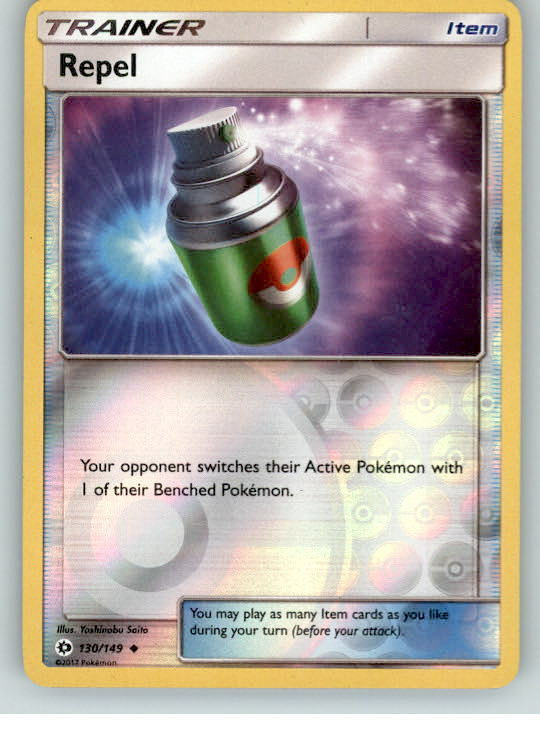2017 pokemon Sun & Moon reverse holo Repel 130/145 | eBay