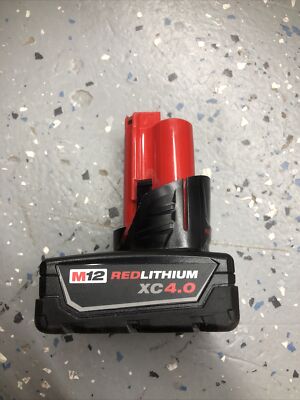 Milwaukee 48-11-2440 M12 4.0 Ah RedLithium Extended Capacity Battery ...