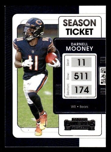 2021 Panini Contenders #17 Darnell Mooney Card Chicago Bears | eBay