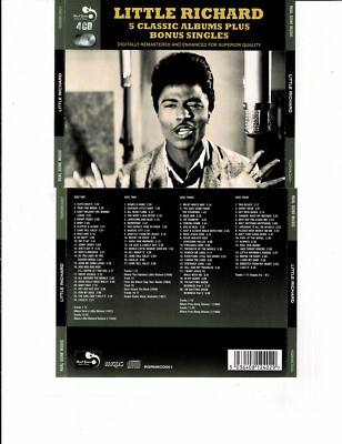 LITTLE RICHARD - FIVE CLASSIC ALBUMS + BONUS SINGLES (4CD) **78 TRACKS ...