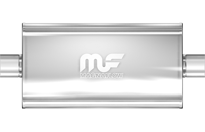 3" C/C - 5x11 Oval 22" Body MagnaFlow Muffler SS 12579 | eBay