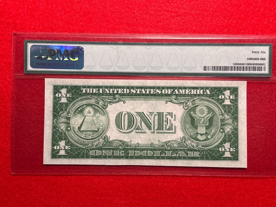 1935A $1 Silver Certificate PMG 66 Block Fr 1608m | eBay