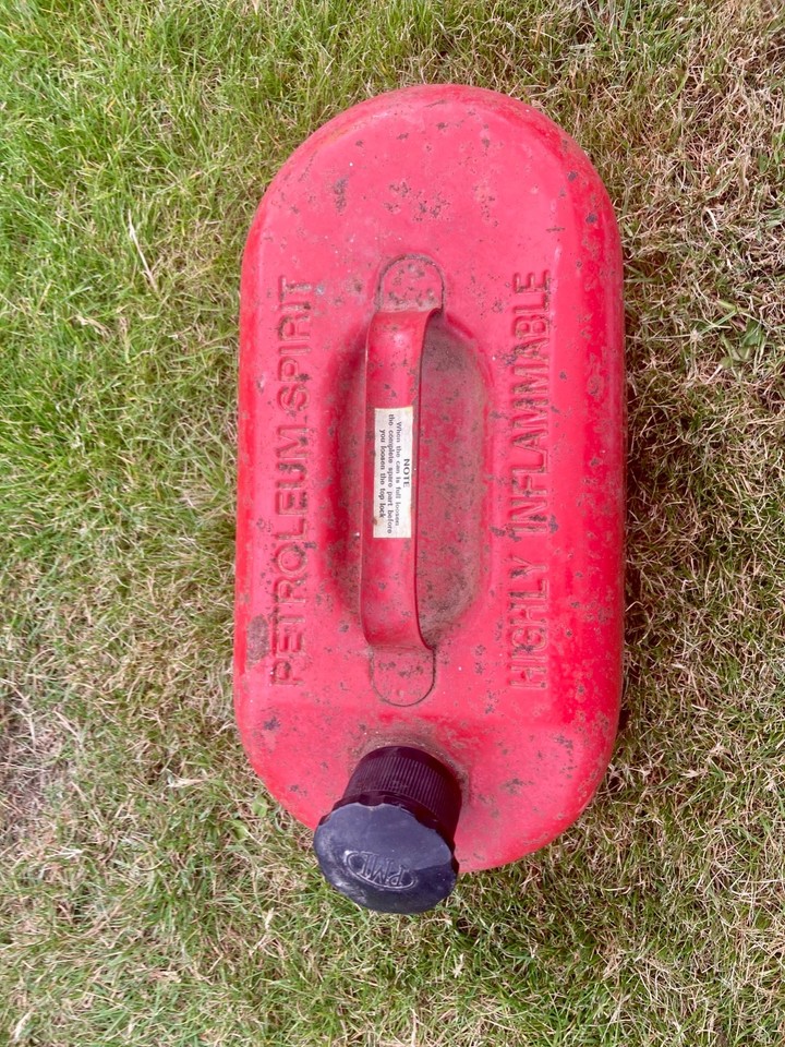 Vintage Sprint Never Stop Red Petrol Can | eBay UK