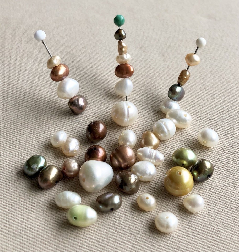 Freshwater Pearls, Mixed Colours, Shapes, Sizes 3-10mm, Beautiful ...