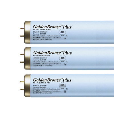 Tanning Bed Bulbs Wolff GoldenBronze FR71, 160 Watt Plus Bi-Pin- 800 ...