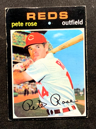 1971 TOPPS BASEBALL #100 PETE ROSE CINCINNATI REDS VG+ | eBay