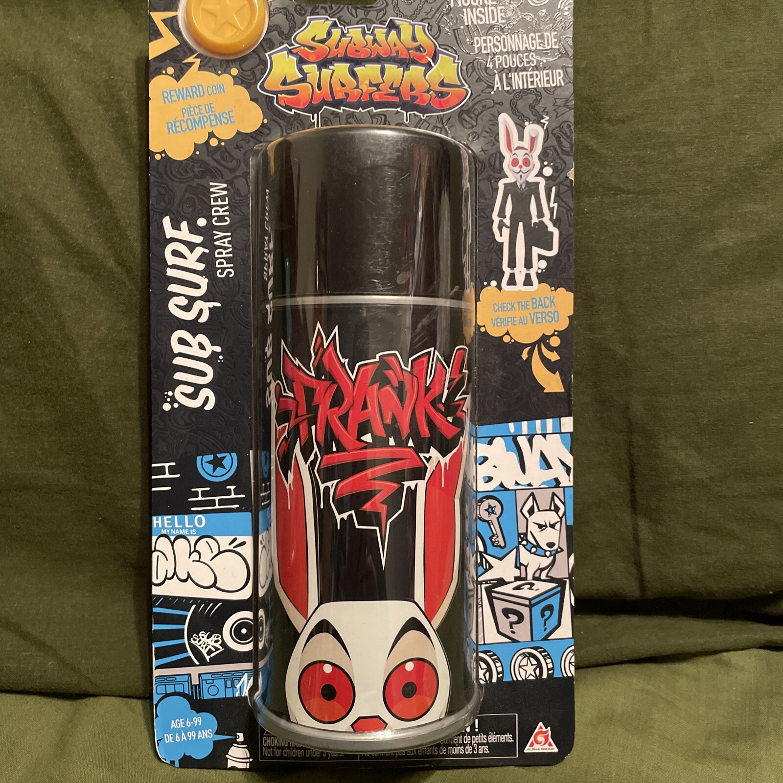 NEW 2020 Lot Three (3) SUBWAY SURFERS SPRAY CREW 4” Figure Inside the ...