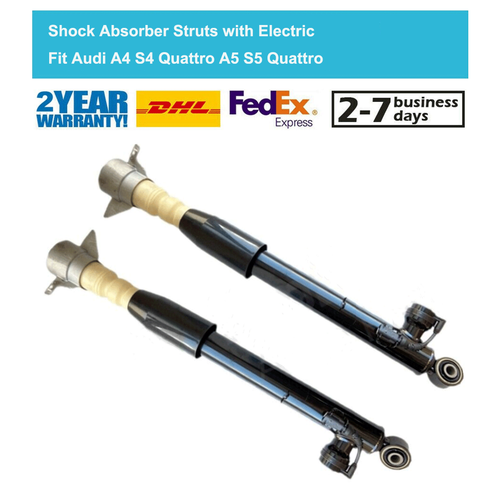 2x Rear Shock Absorber Struts Electronic For Audi A4 S4 A5 S5 Quattro ...