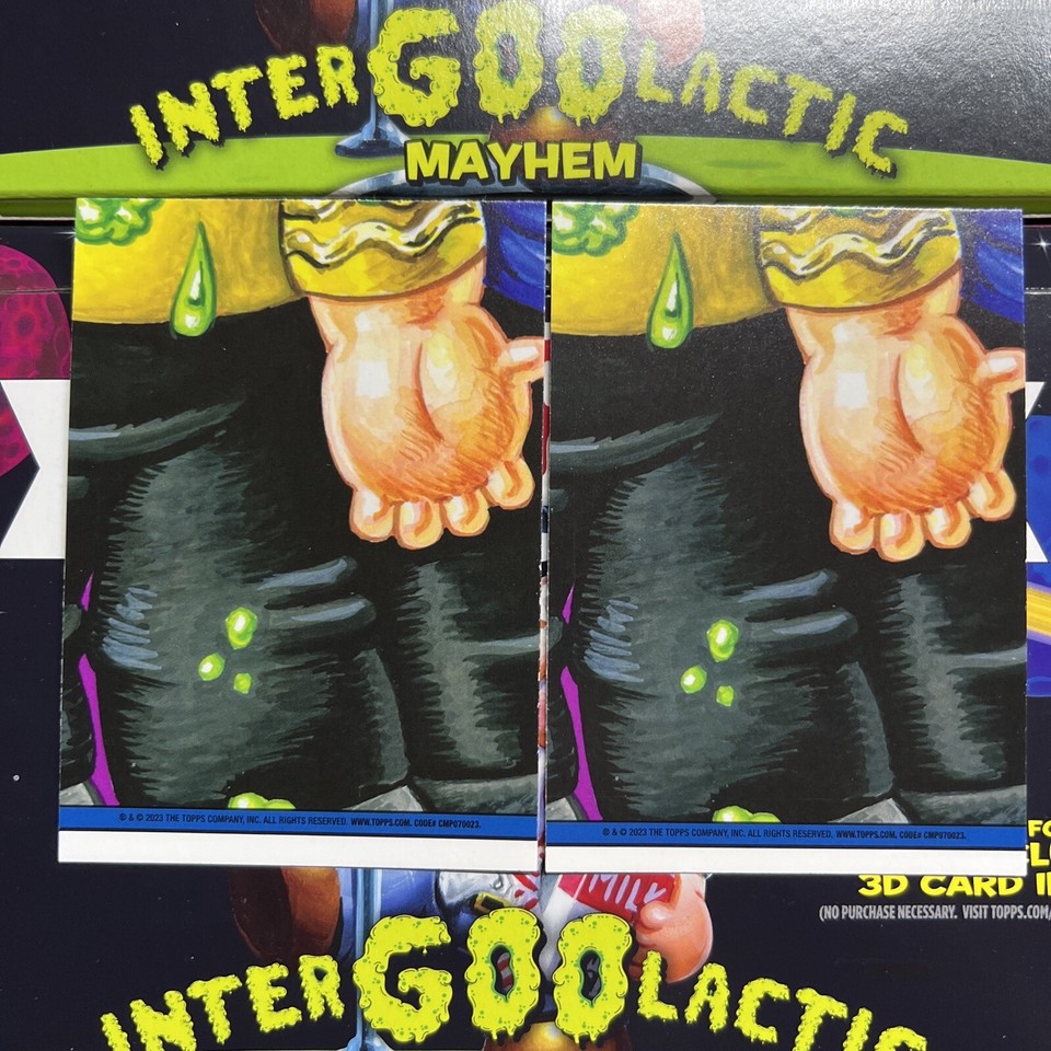 2023 GPK Intergoolactic Mayhem BOOGER GREEN 88a/88b | eBay