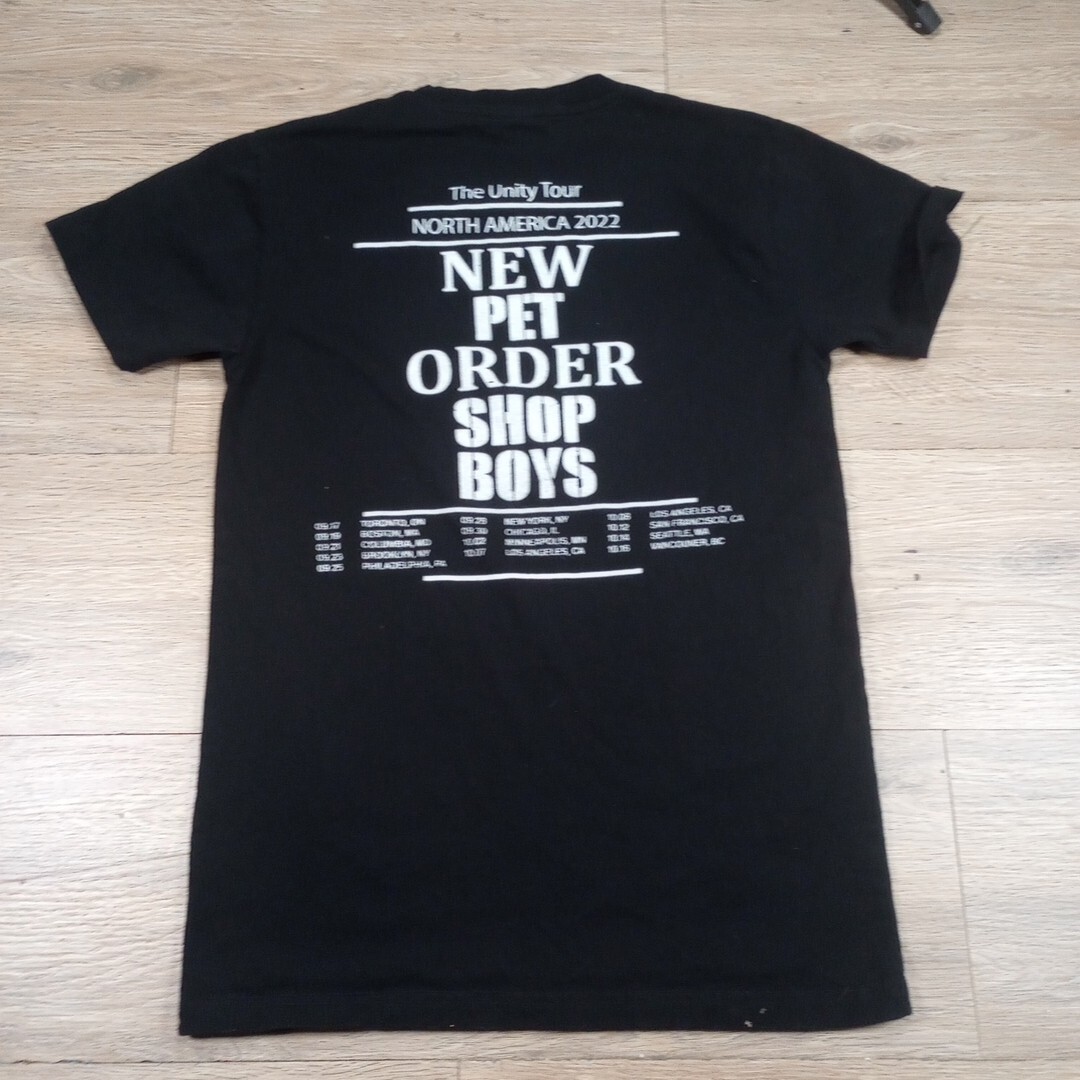 New Order Pet Shop Boys 2022 Unity Tour T Shirt Mens … - Gem