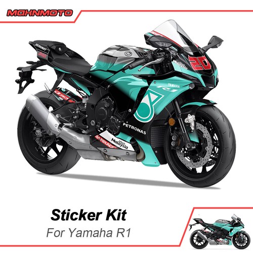 For 2020-2023 Yamaha YZF R1 Full Body Fairing Decal Sticker Graphic Kit ...