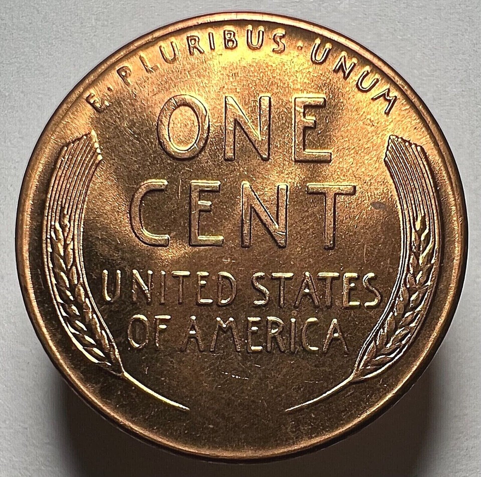 1958 D-"CONECA: RPM-017"-Lincoln Wheat Cent-(VARIETY)-Gem/BU-Red ...