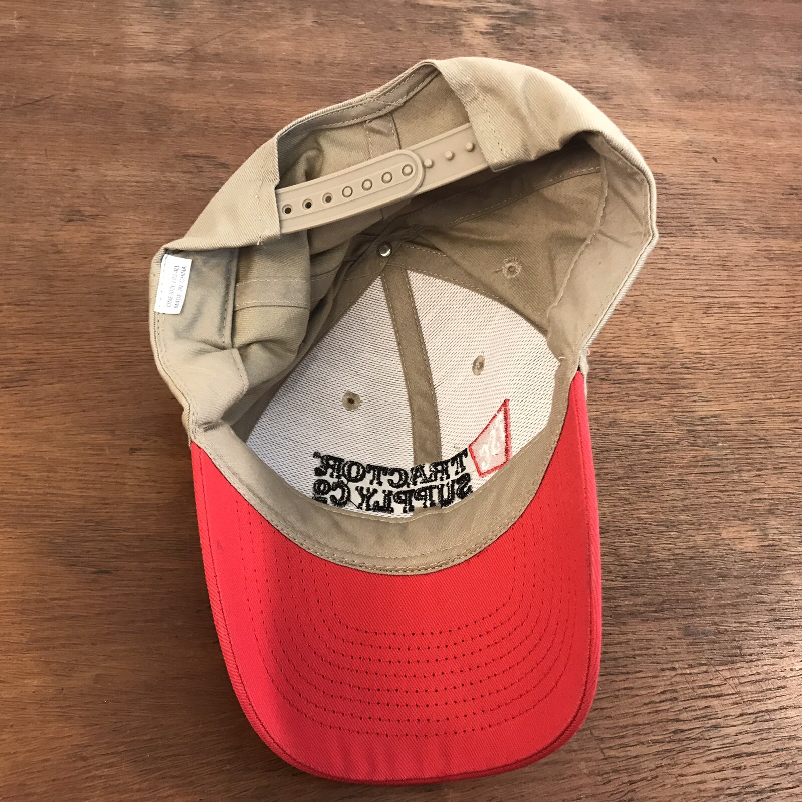 TSC Tractor Supply Company Tan Cotton Snapback Baseball Cap Hat (CH15 ...