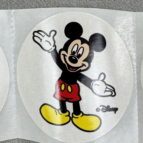 Lot of 10 Mickey Mouse Round Sticker Theme Park Exclusive Disney World ...