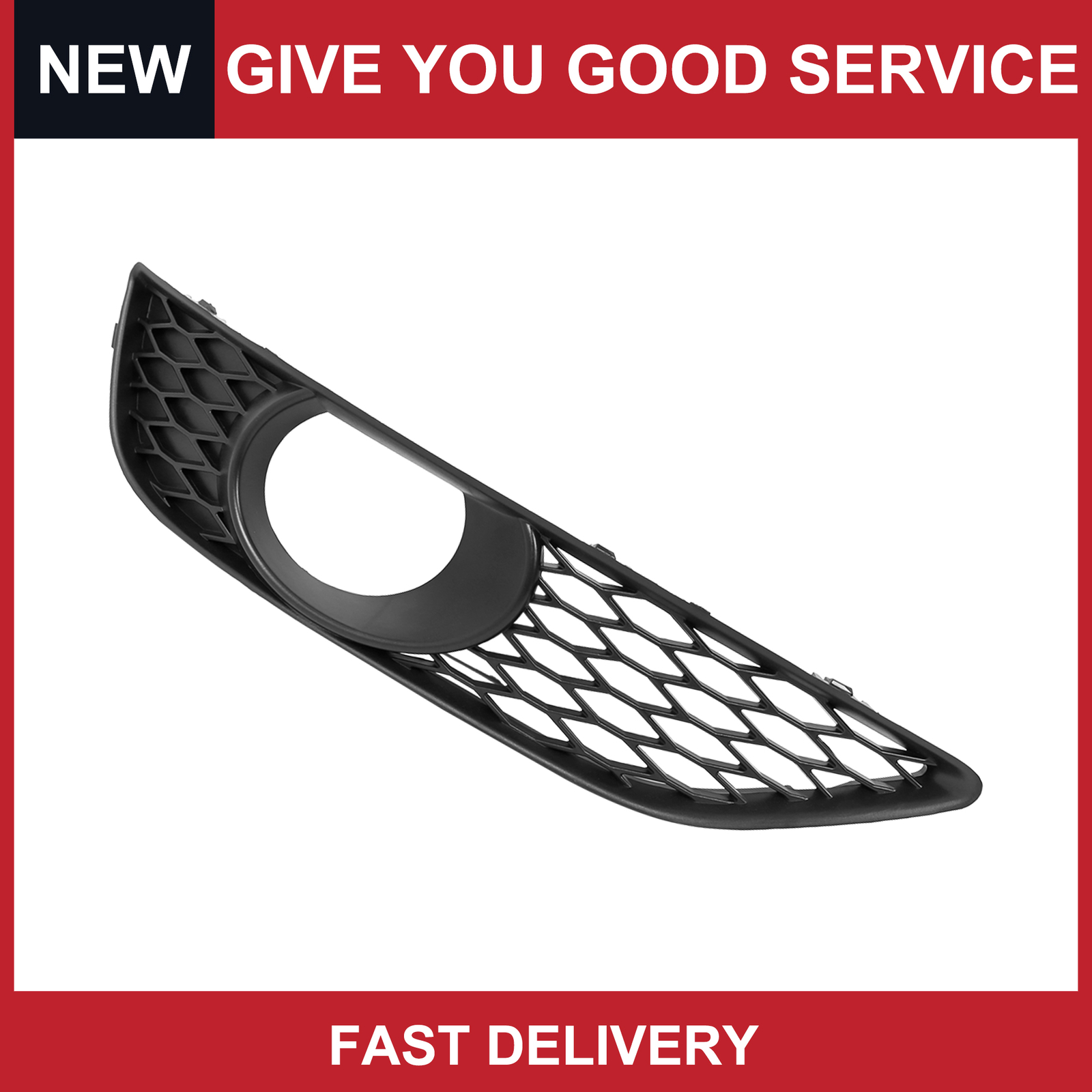 Pack of 1 For Audi Q7 Sportback Front Bumper Right Fog Light Grille ...