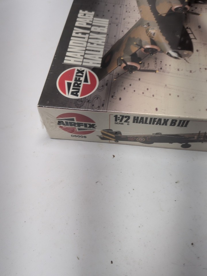 Vintage Airfix 1/72 Handley Page Halifax B.III Model Kit #06008 Factory ...