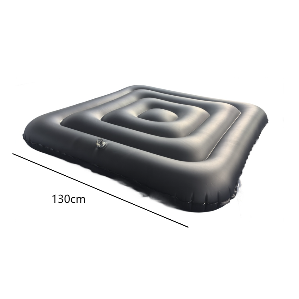 Pool Cover Black Inflatable Square 130cm Fits Spa Protects Water ...