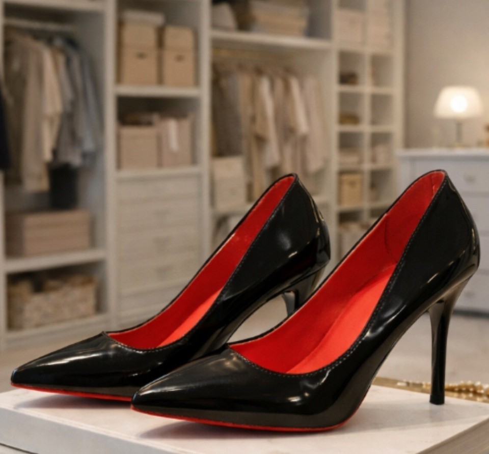 🔥 Loubie-Inspired Red Bottom High Heels – UK Size 5 🔥 | eBay UK