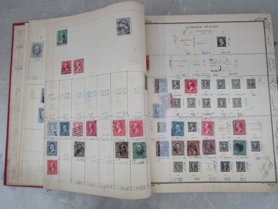 Nystamps US Large many mint stamp collection albums 22 pound carton ...