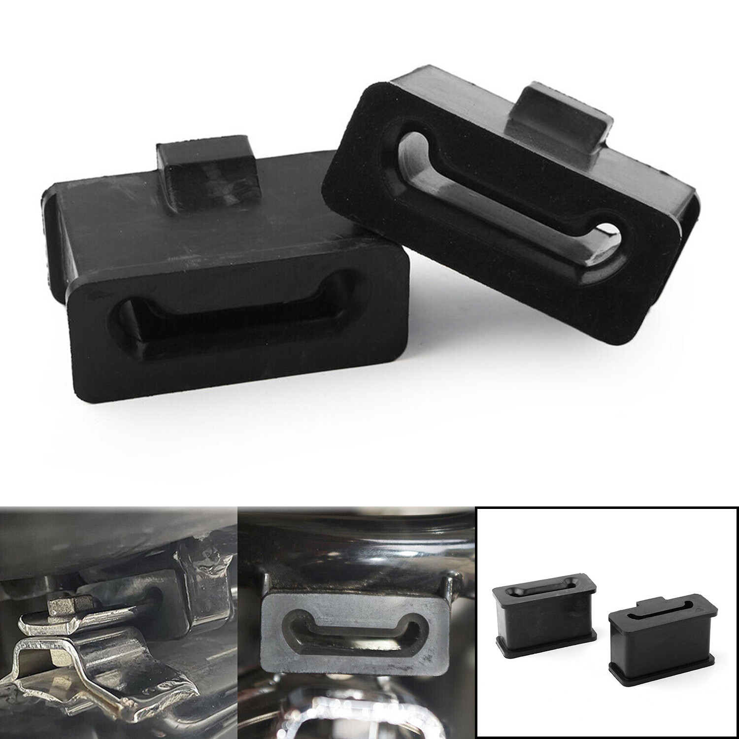 Rubber Muffler Mount Holder Bracket Hanger Insulator For Harley Street ...
