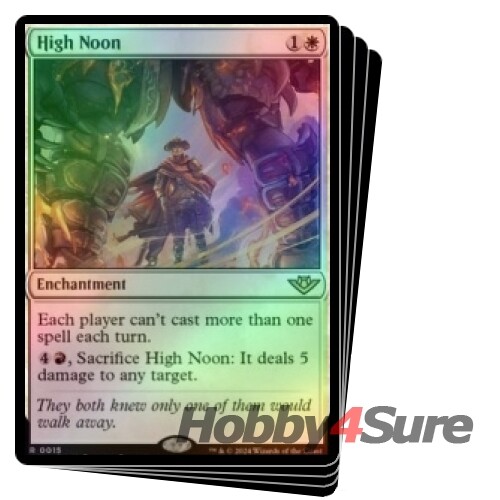 Foil High Noon X4 M/NM Magic: The Gathering MTG Outlaws Of Thunder ...