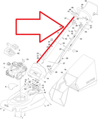 Genuine 2016+ Hayter Harrier 56 KEY START LOOM SWITCH & KEY 111-9454 ...