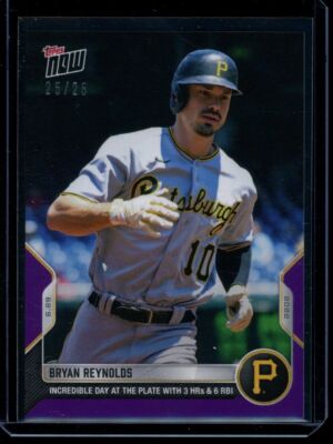 2022 Topps Now #428 Bryan Reynolds Purple Parallel Card #d 25/25 | eBay