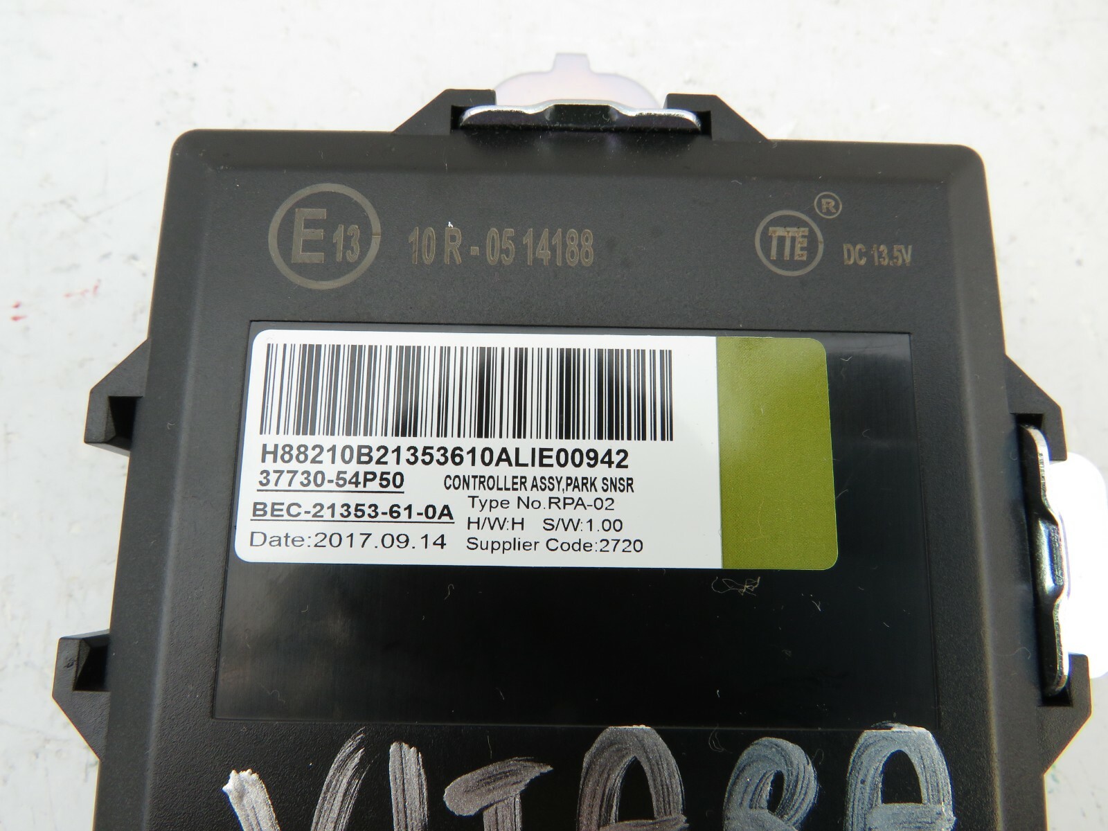 2015 - SUZUKI VITARA MK4 PARKING SENSOR CONTROL MODULE ECU 37730-54P50 ...