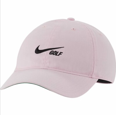 Nike Heritage86 Washed Golf Hat Pink Foam Unisex One Size Cap W/Strap ...
