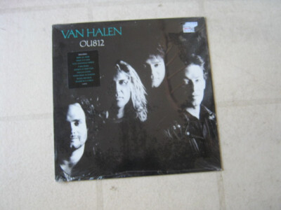 VAN HALEN 1988 "OU812" NEW/STILL-SEALED ORGL US EMBOSSED COVER LP w ...